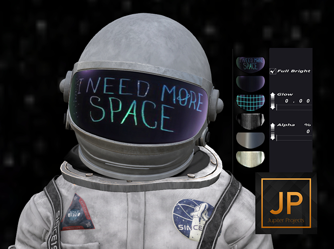 Second Life Marketplace - 05.[Since1975] Astro Helmet / Light